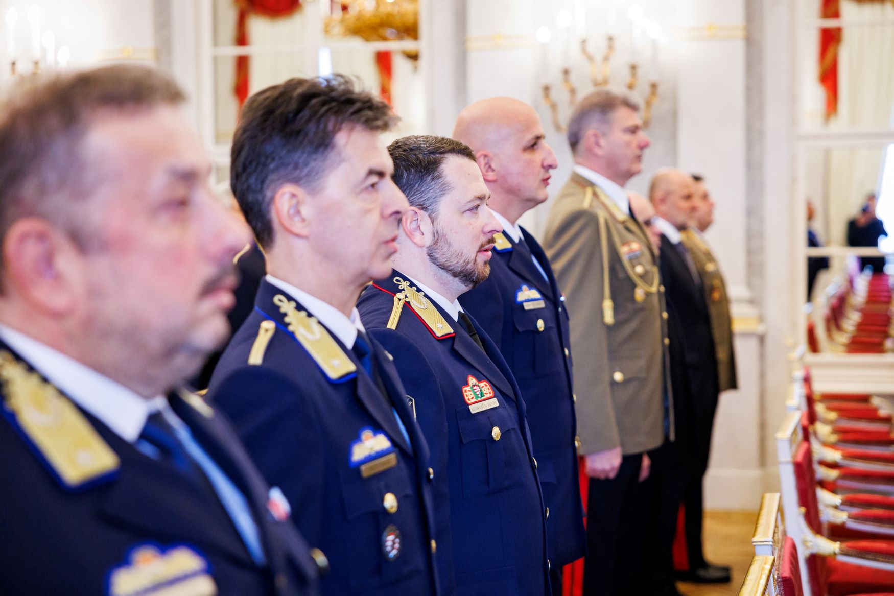 Tábornoki kinevezések és előléptetések a Sándor-palotában | Sándor-palota